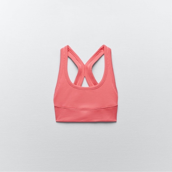Zara | Tops | Zara Pink Crop Top | Poshmark